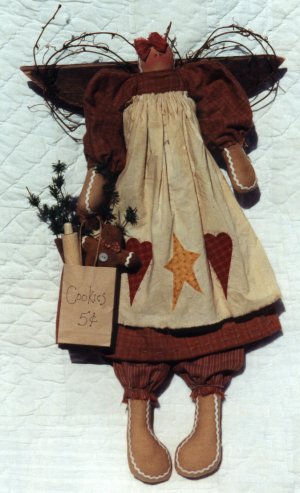 Primitive, Country Doll Patterns - Janie's Angel Babies